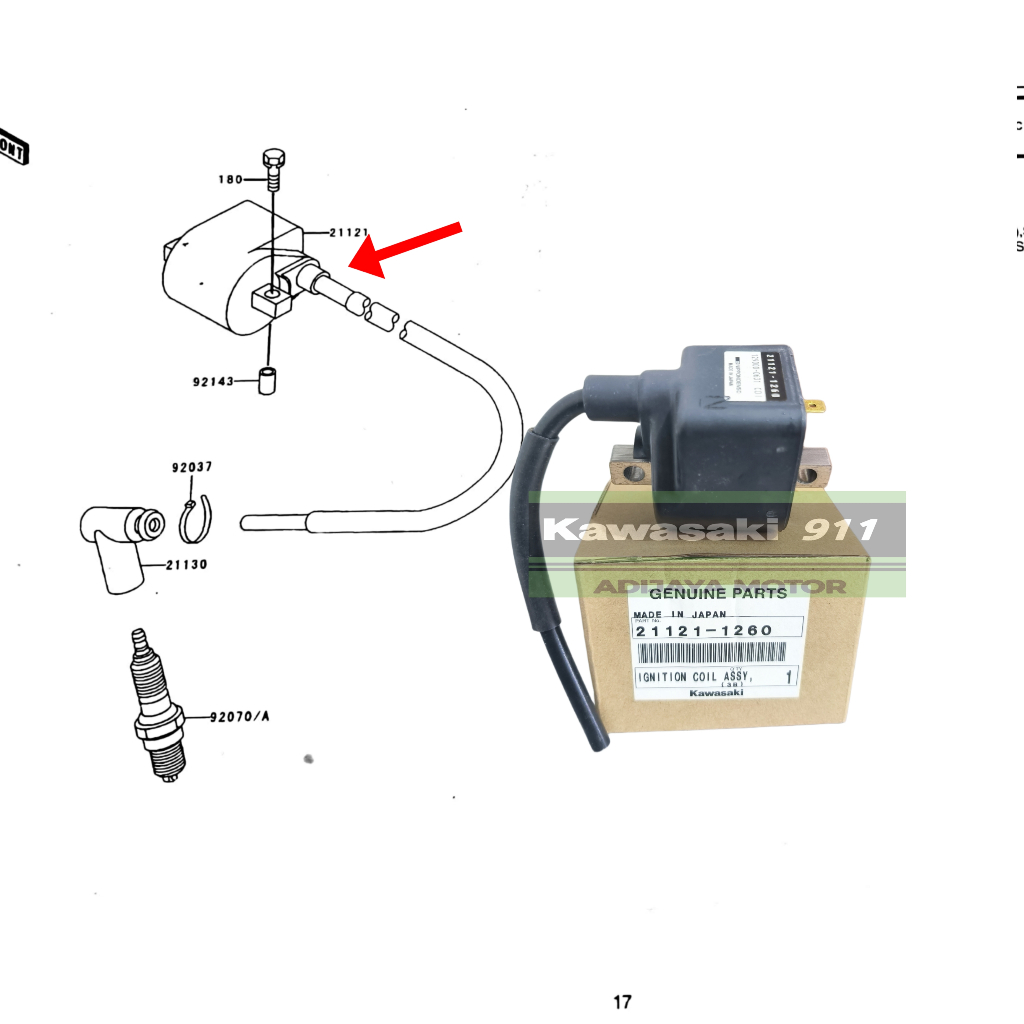 Kawasaki 200 Ninja 5000 No Spark From Coil
