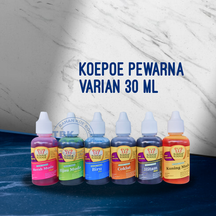 Koepoe Food Coloring (30 ML) Water Base Color | Shopee Malaysia