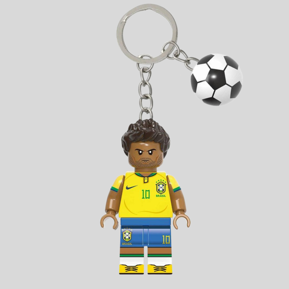 GANTUNGAN Neymar LEGO Keychain | Lego Neymar Keychain | Soccer Series ...