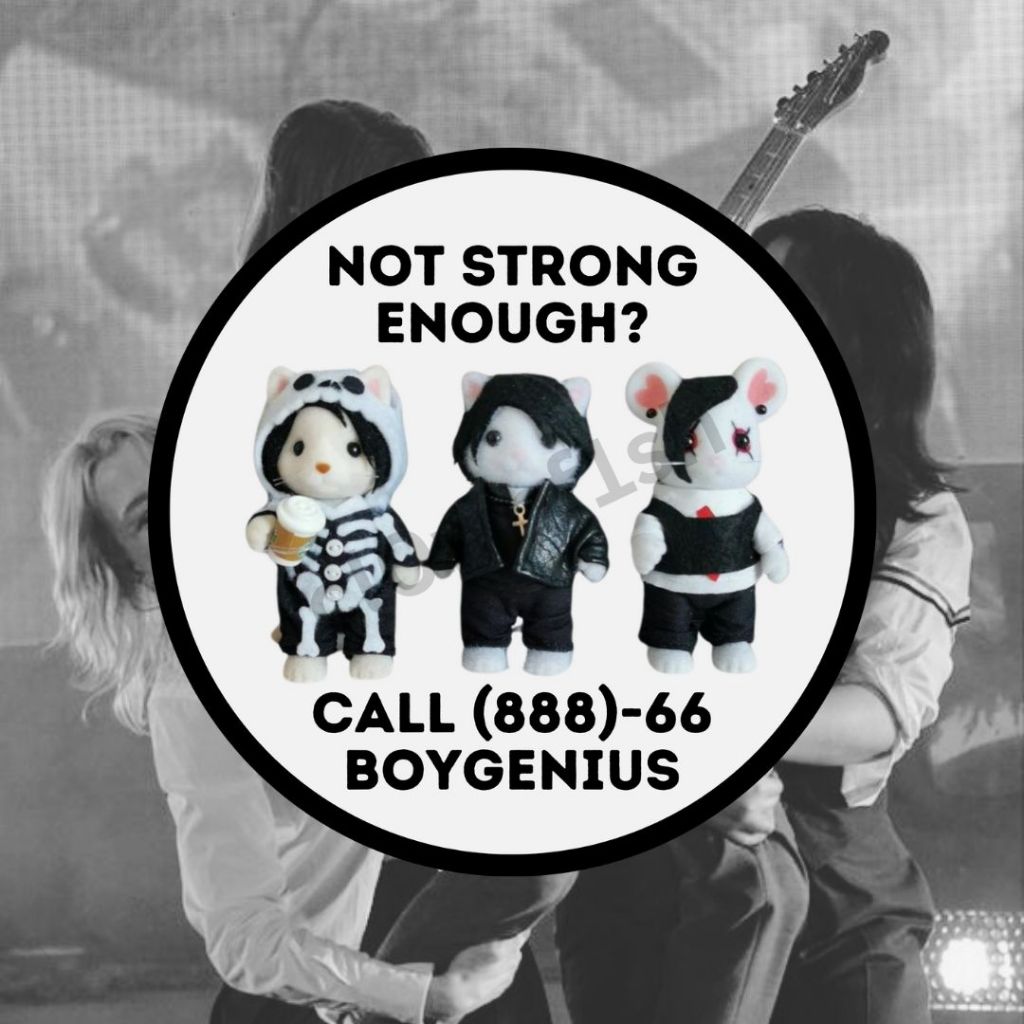 Not Strong Enough boygenius Sylvanian Families Sticker (Not Strong ...