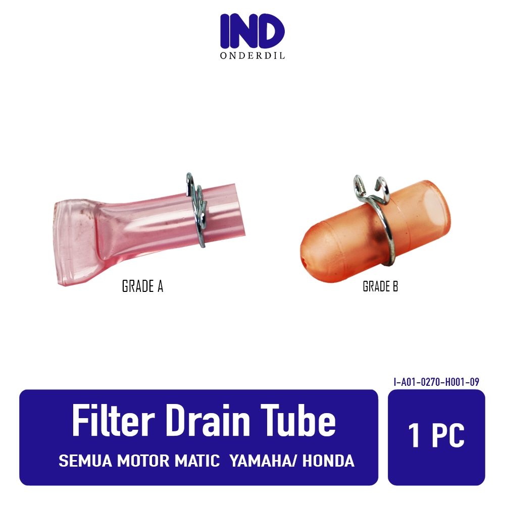 Universal Matic CVT Drain Tube Filter Honda Yamaha Beat Vario Spacy ...