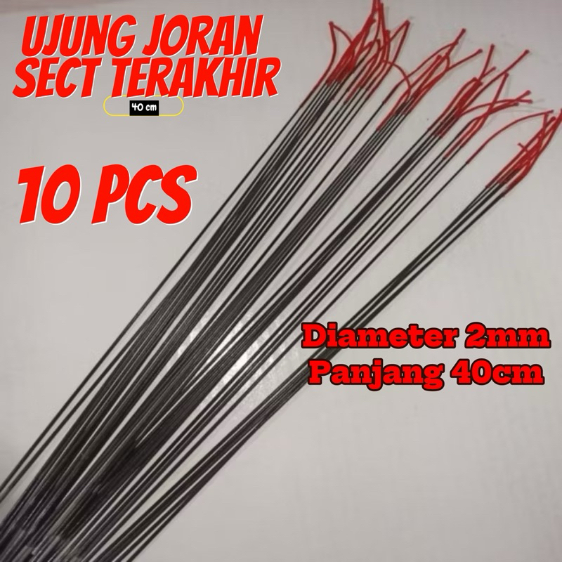 The End of the Short Segment Tegek Sect Rod Tip is 40cm | Shopee Malaysia
