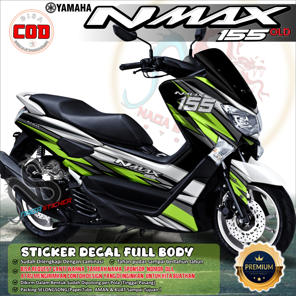 Decal Sticker Full Body Yamaha Nmax 155 Old Variation NS33016 Custom ...