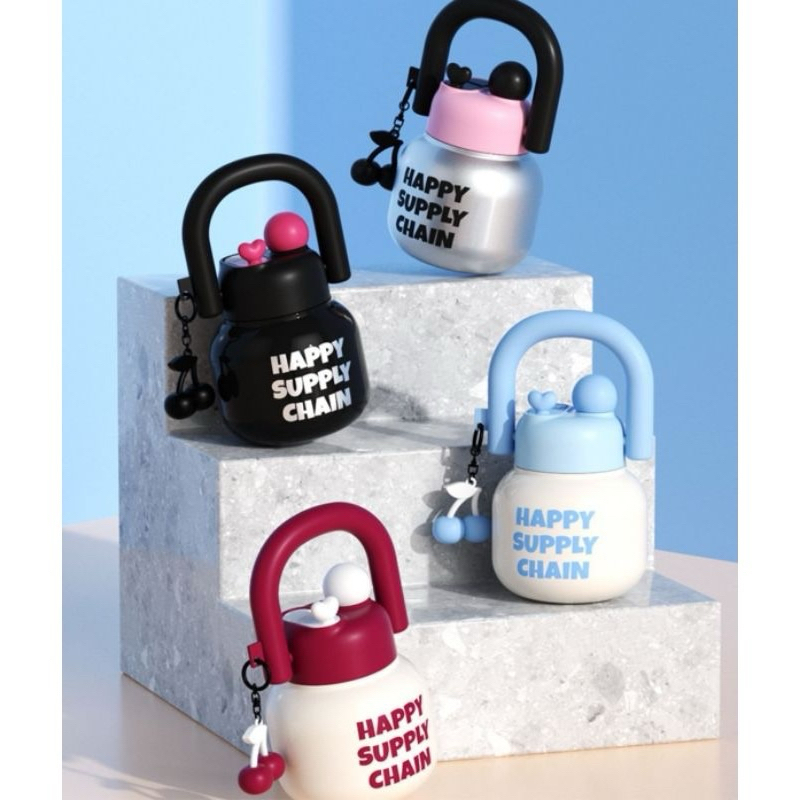 Viral Aesthetic Infusion Drinking Bottle Two Ways to Drink Korean Panda ...