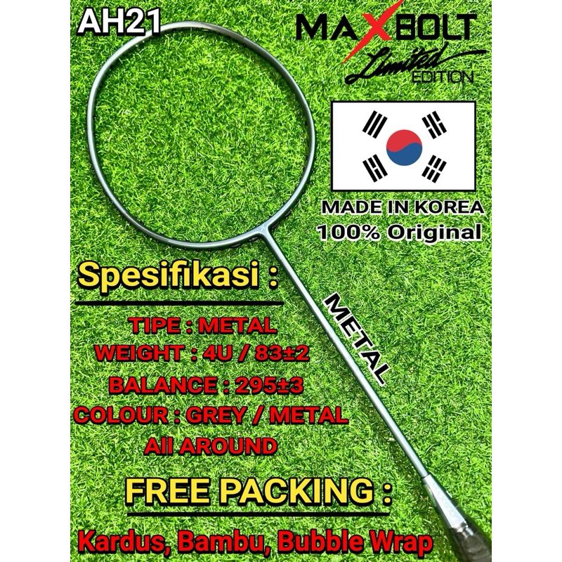 [ Original ] Badminton Racket MAXBOLT METAL LIMITED EDITION 100% ...