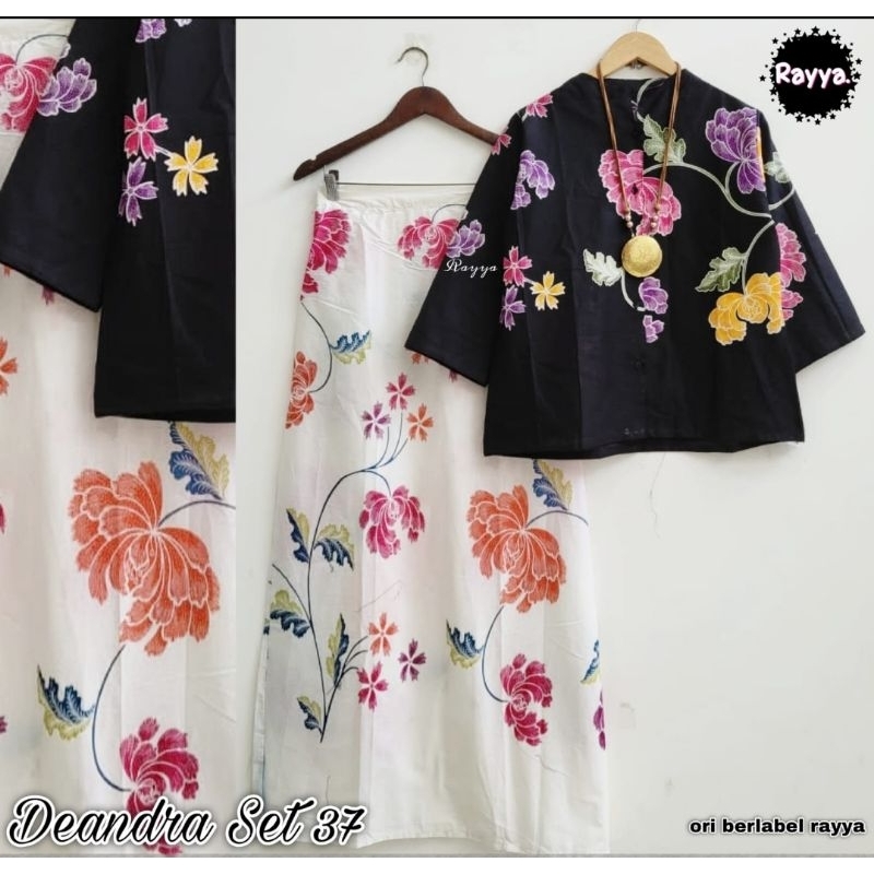 GEA AMANDA BATIK BLOUSE AND SKIRT SET | Shopee Malaysia