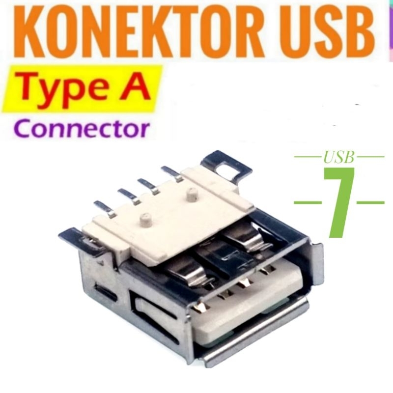 Af USB Hole 13.6 Socket USB Type A Female Pcb Socket Connector USB SMT ...