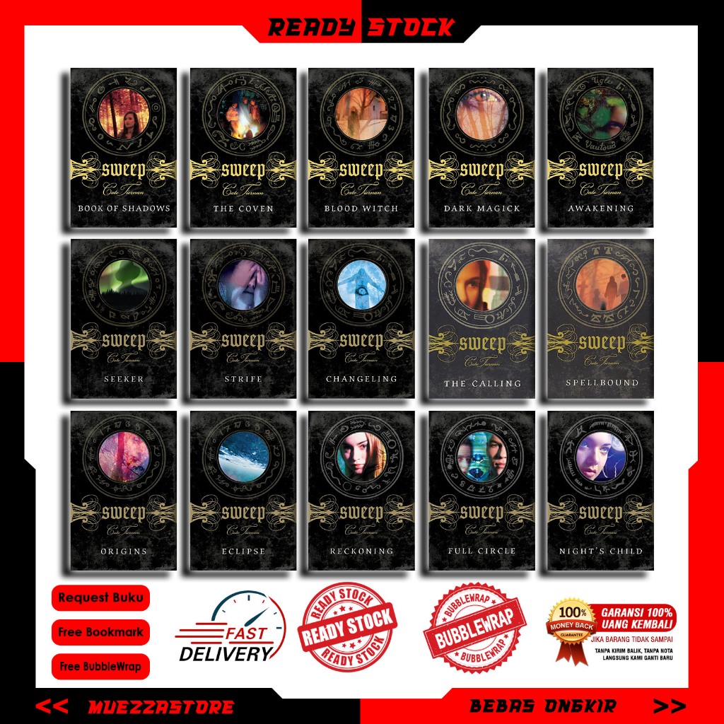 Sweep (15 book series) by Cate Tiernan (English/Indonesian) | Shopee ...