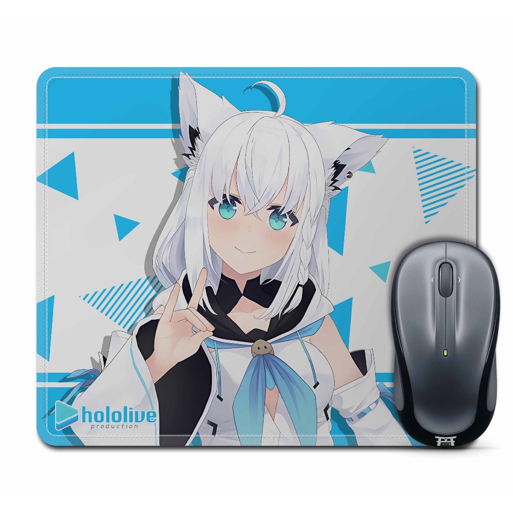 Shirakami FUBUKI Basic anime game gaming Mouse pad - HOLOLIVE JP Rubber ...