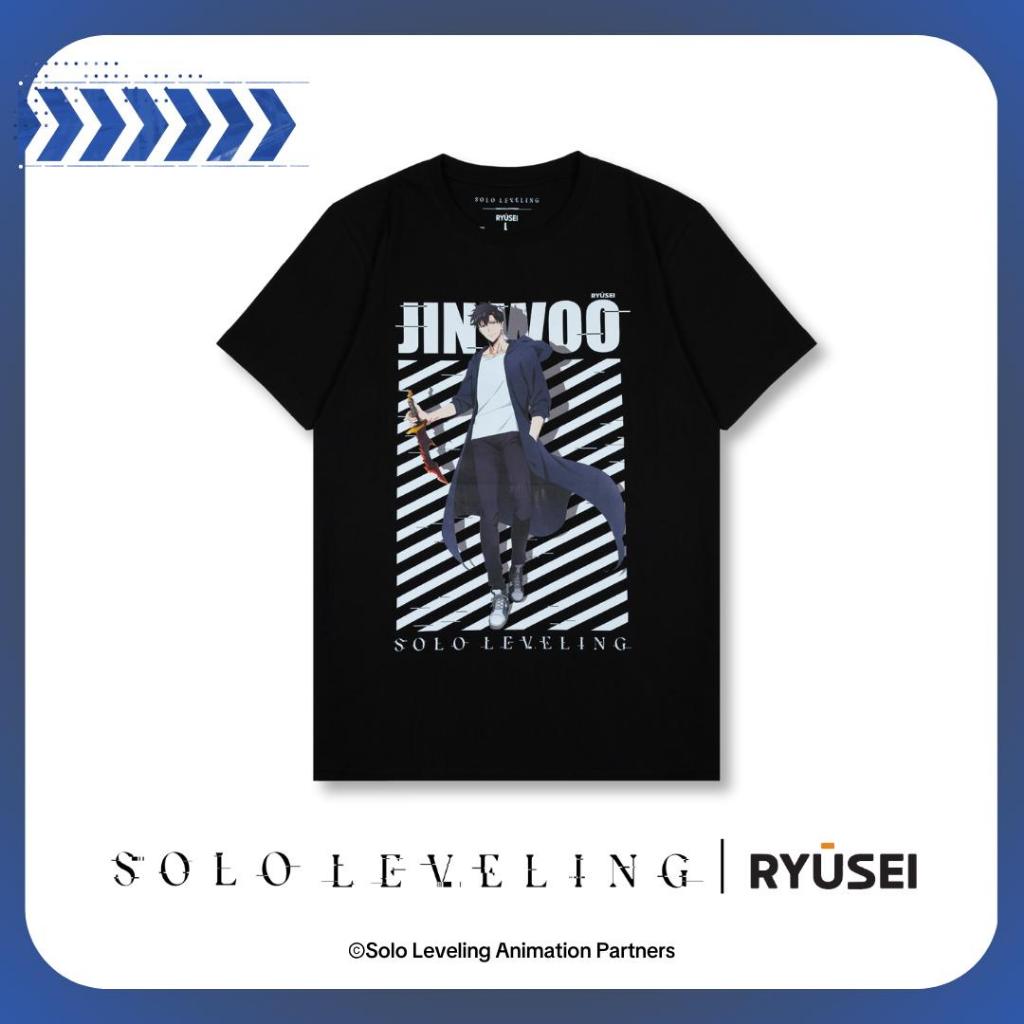 Ryusei x Solo Leveling | Tshirt Sung Jinwoo Black | Shopee Malaysia