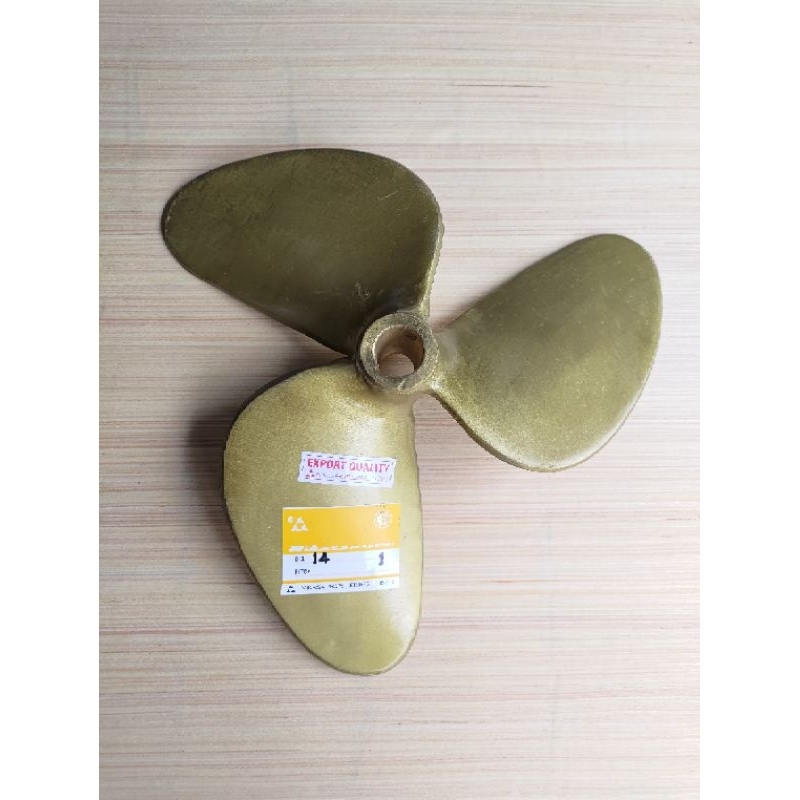 Mikasa Brass Pomfret Leaf Boat Fan Propeller Wheel 14 inches Axle 1 ...