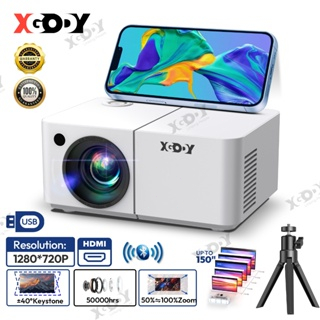 (Free)XGODY X2 Android12 Mini Projector 4K HD Smart Projector Bluetooth ...