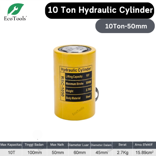 10 Ton 50mm Medium Hydraulic Cylinder RSC Hydraulic Cylinder | Shopee ...