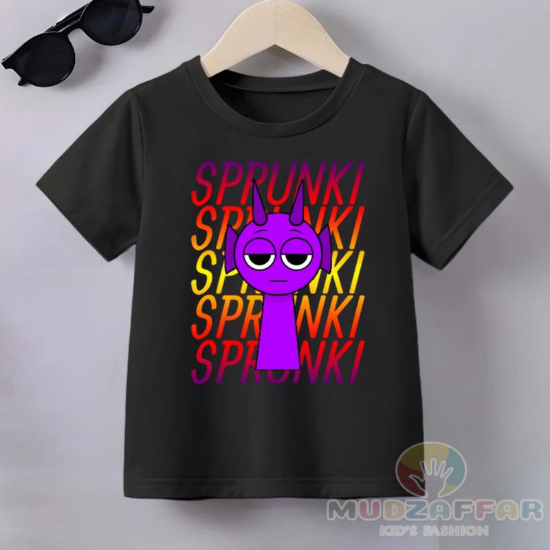 Incredibox SPRUNKI CHILDREN'S T-SHIRT PURPLE DURPLE CHARACTER SPRUNKI ...