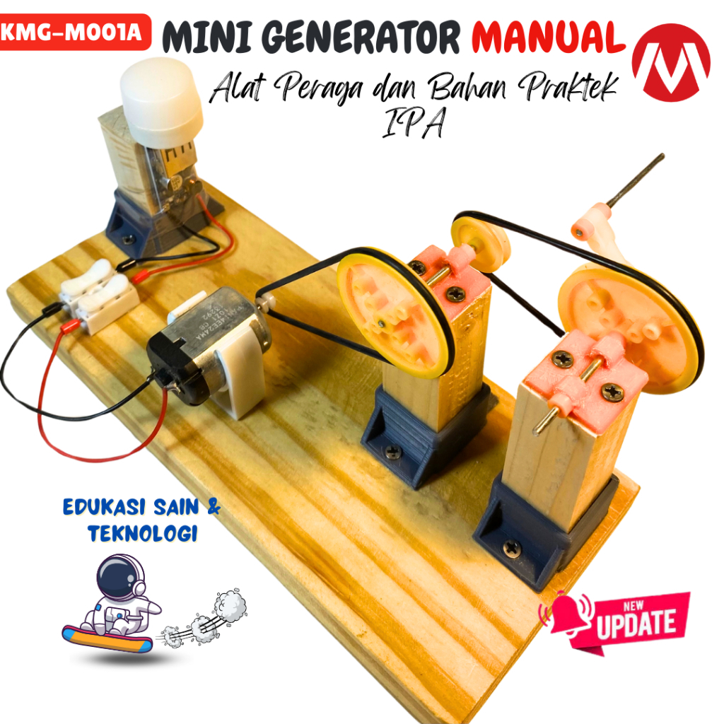 Mini GENERATOR / PHYSICS PERIOD / ELECTRIC EDUCATION / TOOL TO CHANGE ...