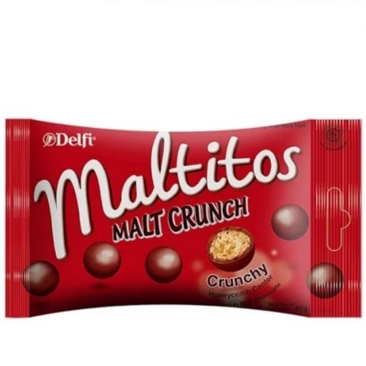 DELFI Maltitos Malt crunch 28 g Chocolate Biscuits | Shopee Malaysia