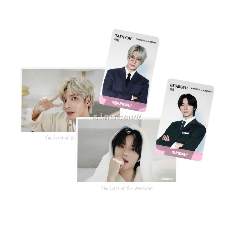 Official TXT x Polaroid Lens & PC Member ID Card Set | Tomorrow x ...