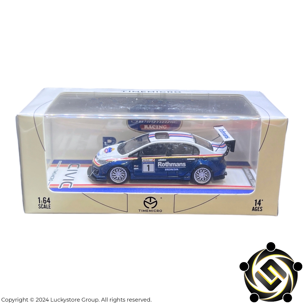 Time Micro 1:64 Honda Civic Type R FD2 Modified Rothmans Blue White Limited | Shopee Malaysia