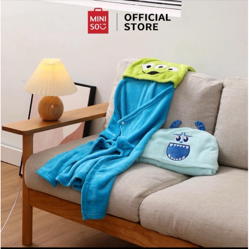 Miniso Toy Story Collection Blanket With Hat | Shopee Malaysia