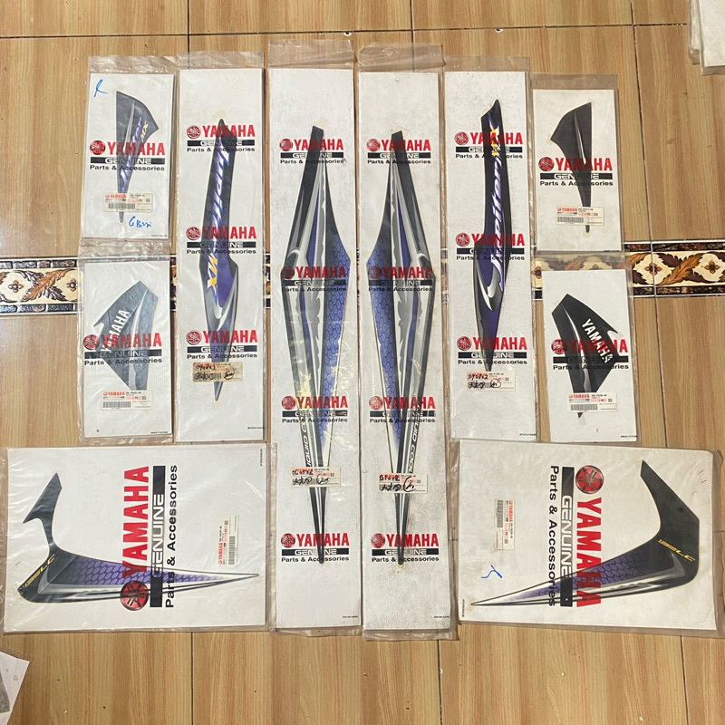 UNGU Striping stickers set for Yamaha jupiter MX 2007 Purple, original YGP, code 2S6 | Shopee ...
