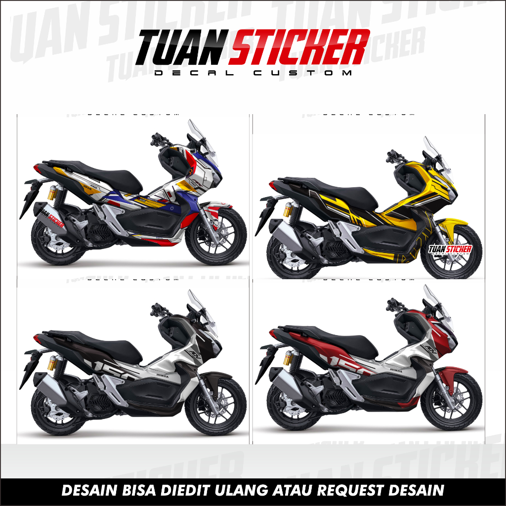 Honda Adv 150 Full Body Decal Striping Sticker Choose design or Request ...