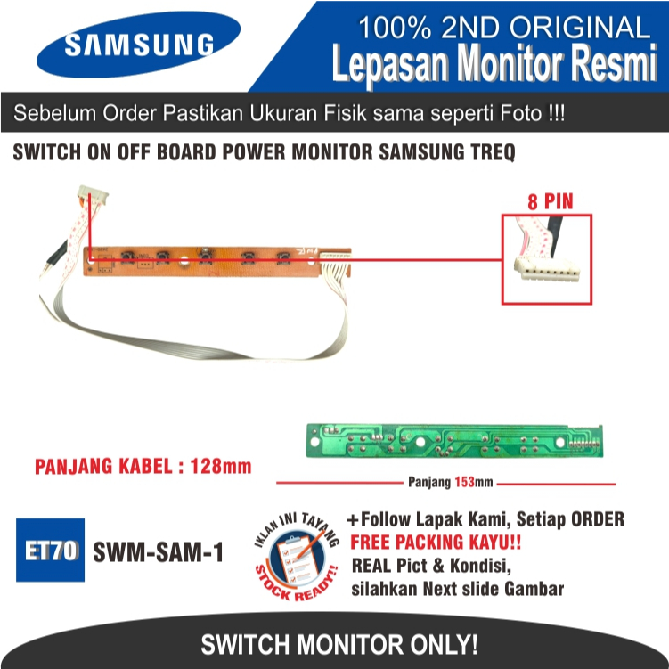 Et70 SWM-SAM-1 SWITCH ON OFF BOARD POWER MONITOR SAMSUNG TREQ | Shopee Malaysia