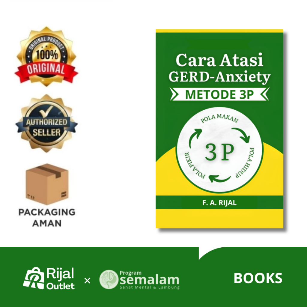 Pocket Book "The Way of GERD-ANXIETY using the 3P" Method | Shopee Malaysia