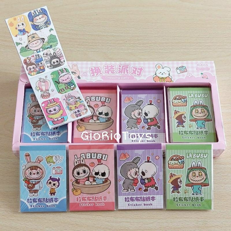 Labubu Sticker Book Labubu Character Sticker Book - Labubu | Shopee ...