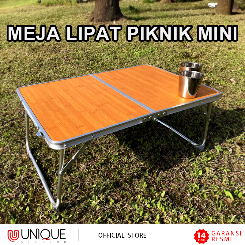 Mini Portable Folding Table Camping Table Outdoor Folding Table Lesehan ...