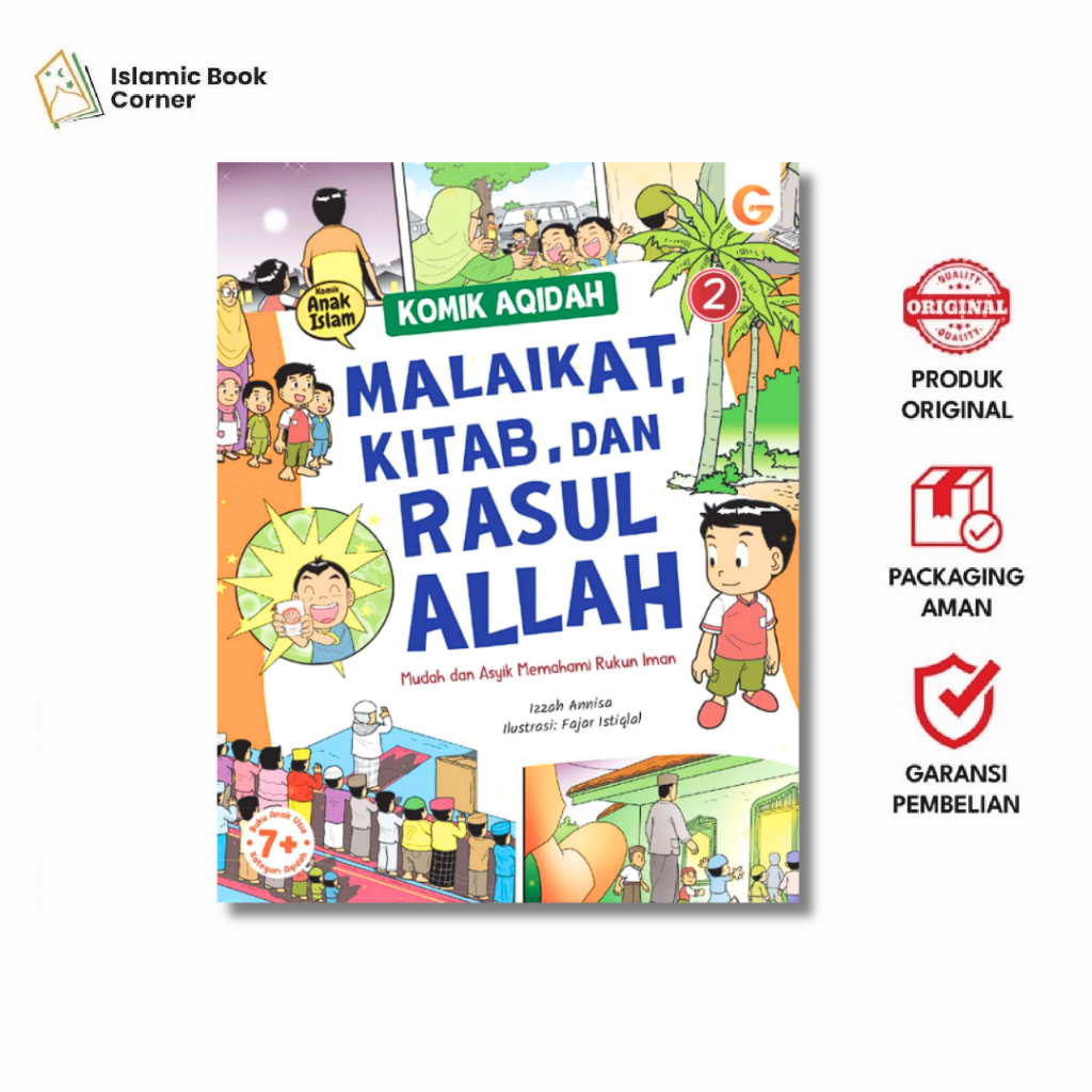 Islamic Book Corner - Aqidah Comic: Angel, Book and the Messenger of ...