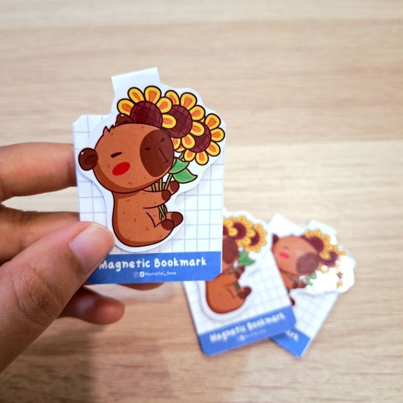 Magnetic Bookmark | Magnetic Bookmark Capybara Edition | Shopee Malaysia