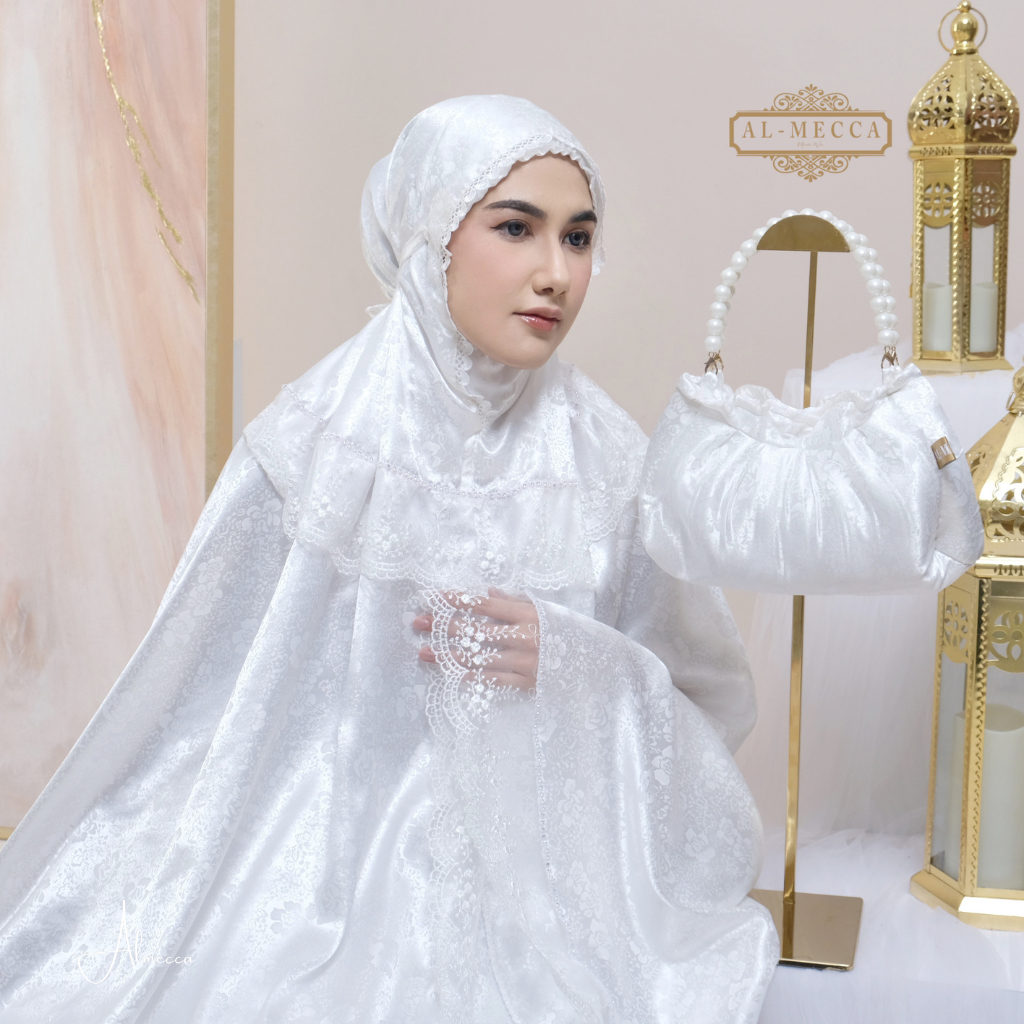 ALMECCA - Adult Prayer Robe with Premium Silk and Luxurious Lace ...