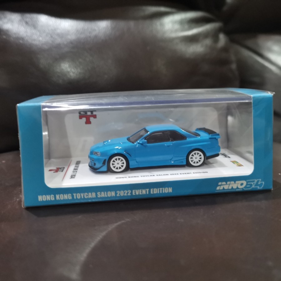 Inno Nissan Skyline GTT R34 Hong Kong Toycar Salon 2022 Event Edition Inno64 Baby Blue | Shopee ...