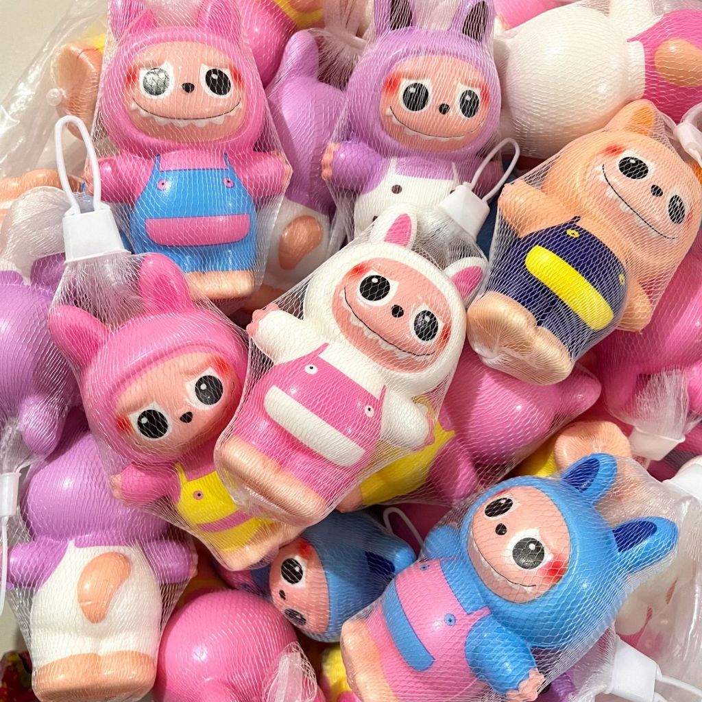 Viral Squishy Squeeze Toys Slowmo Labubu Cute Stress Reliever Squeeze ...