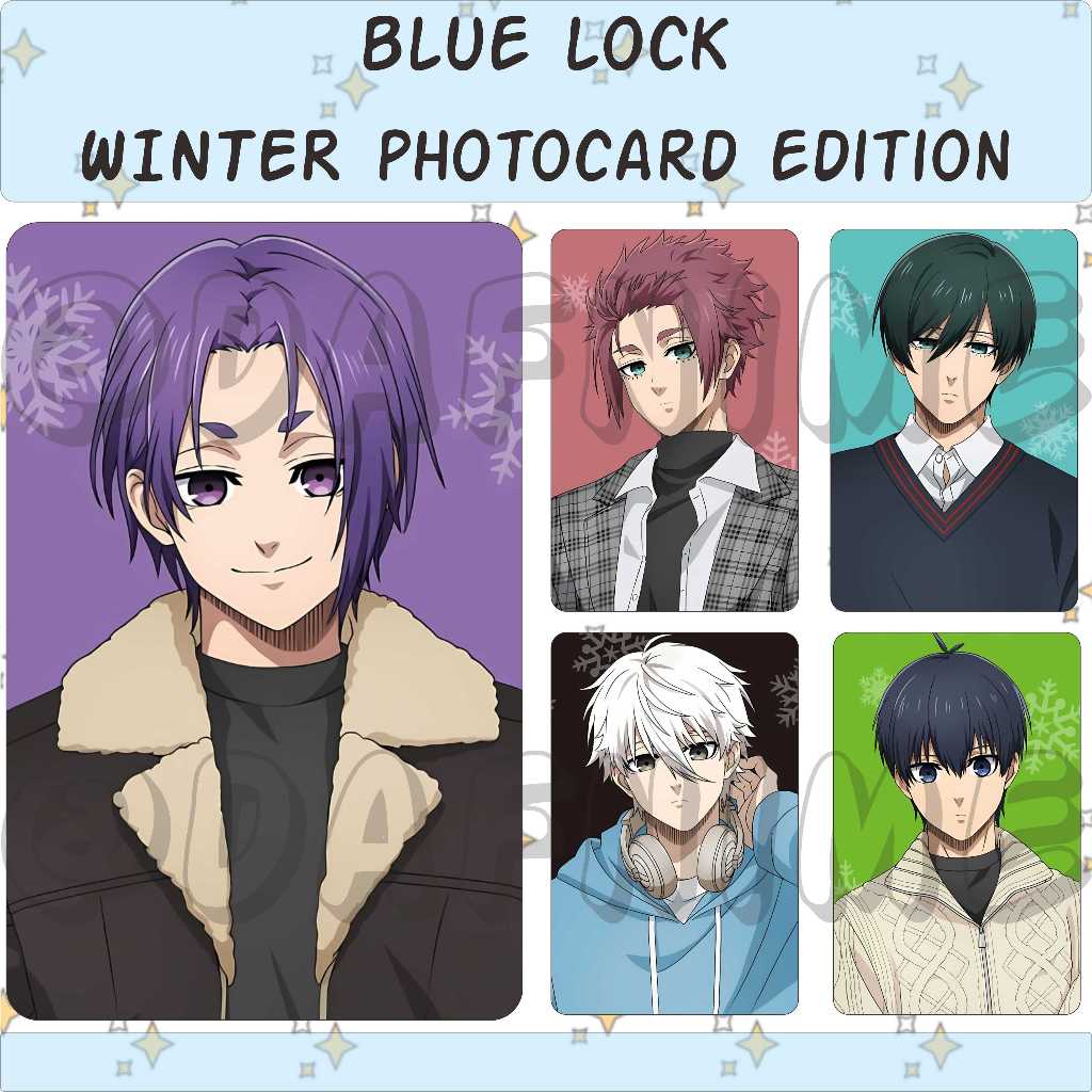 Blue LOCK WINTER EDITION PHOTOCARD ANIME | Shopee Malaysia