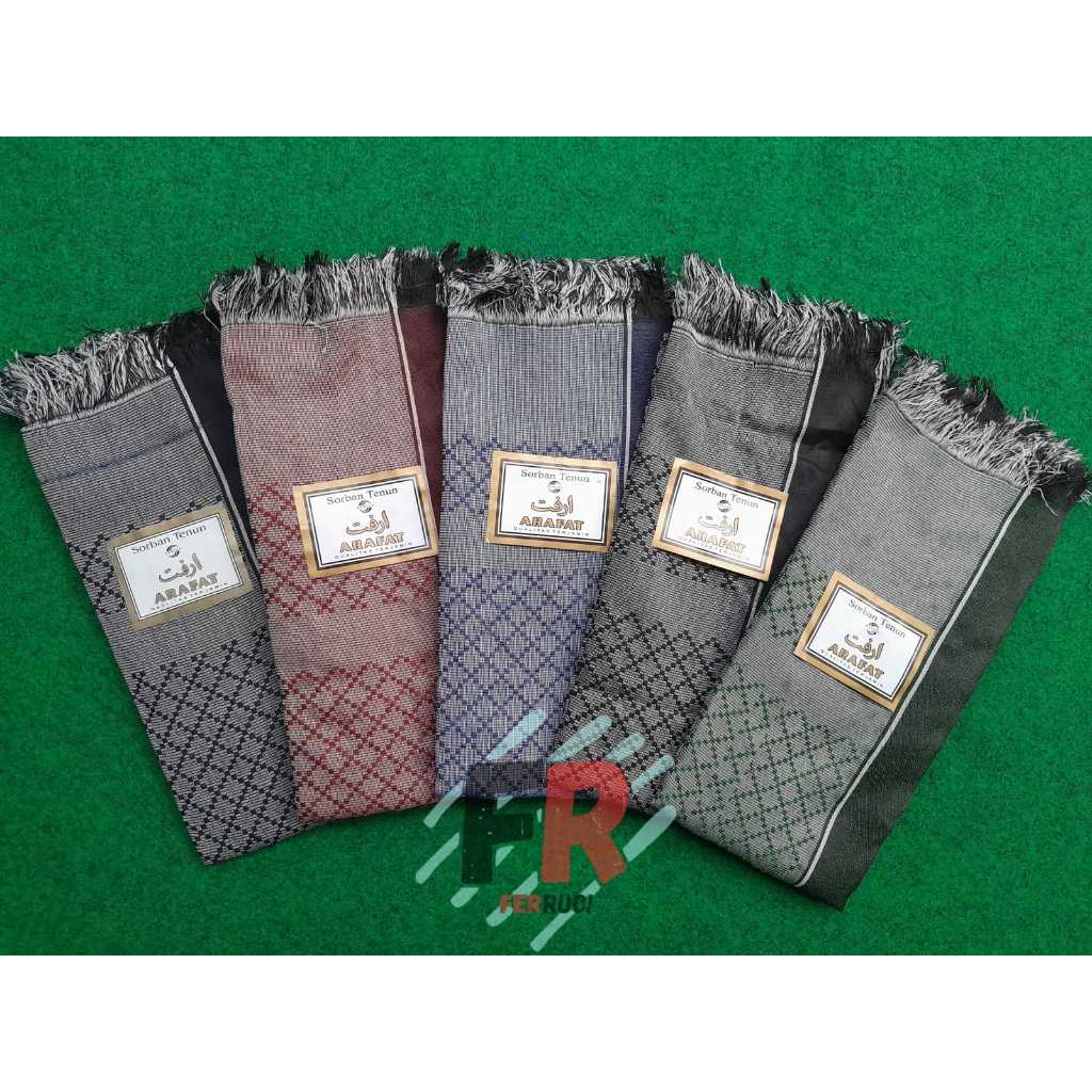 Spotted Arafat Woven Turban/Hajj Umrah Souvenir Turban Kashmiri Turban ...