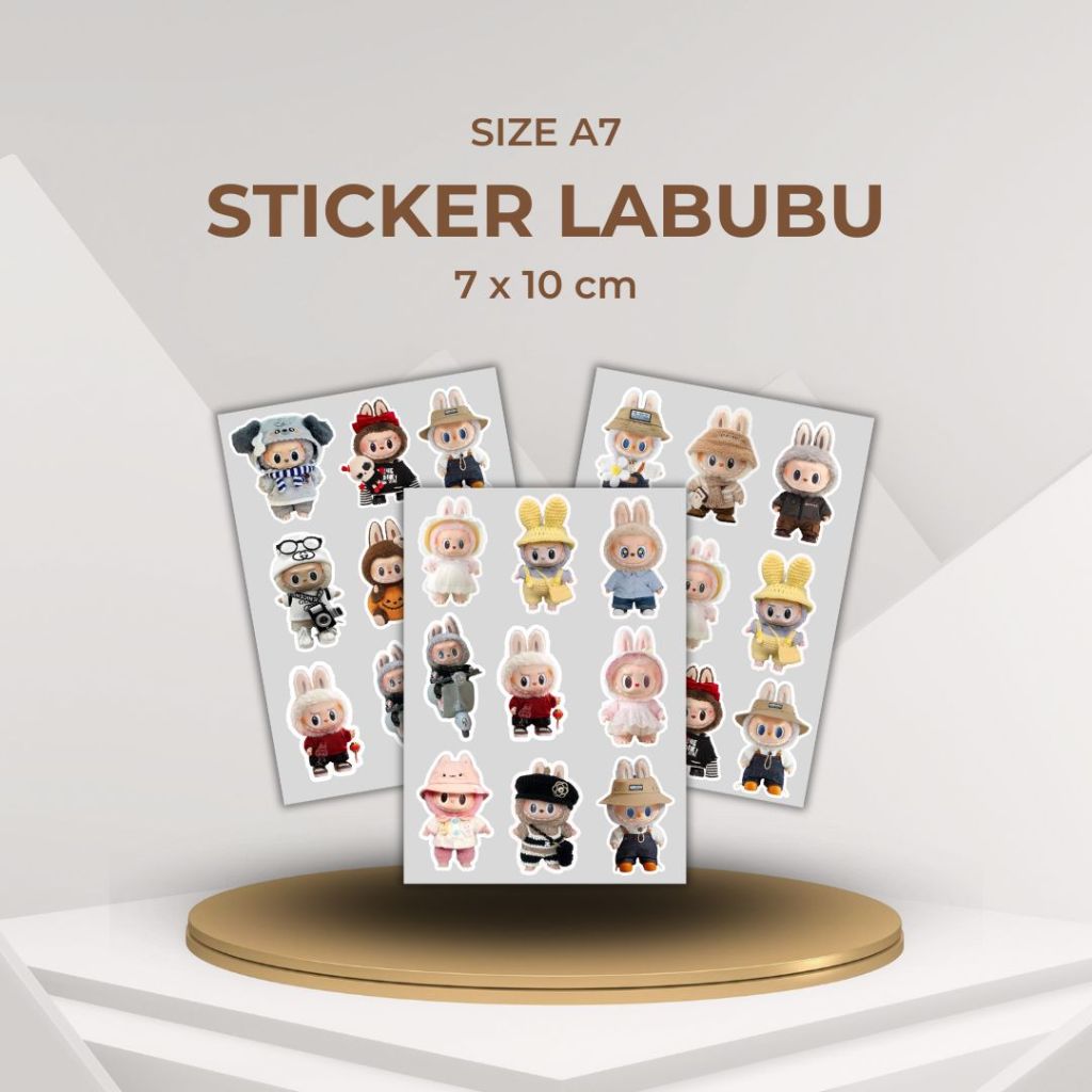 Labubu Sticker Sticker Labubu Secret Soymilk Lhycee Berry Green Graph ...
