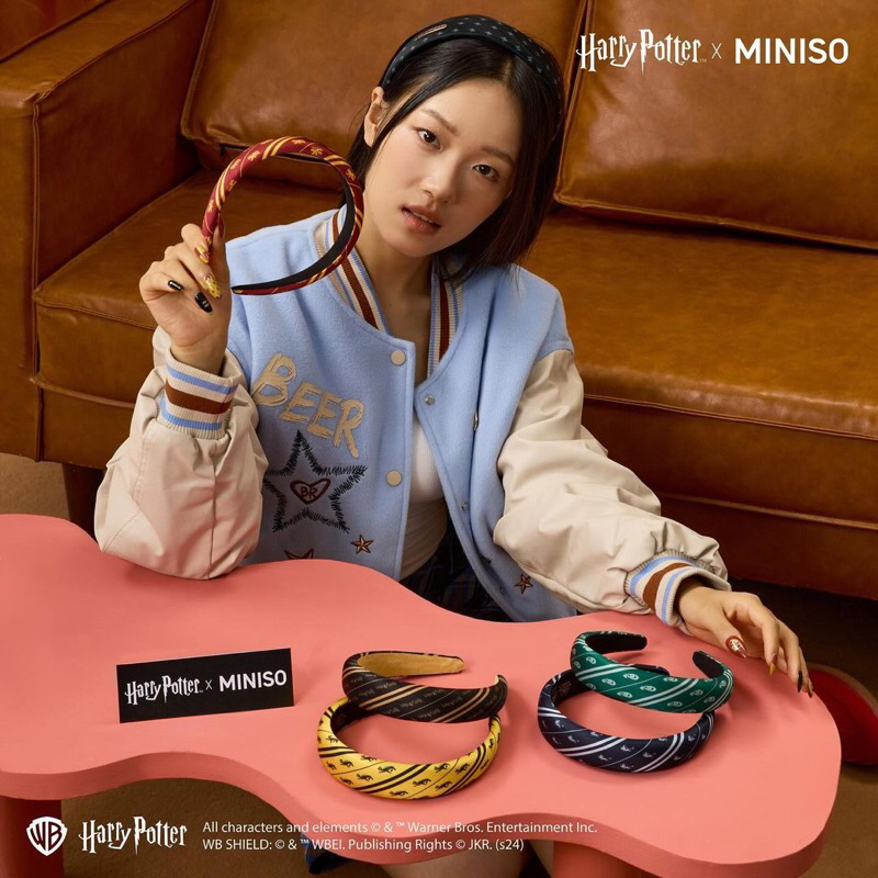 Miniso x Harry Potter Striped Hair Hoop / Harry Potter Headband ...