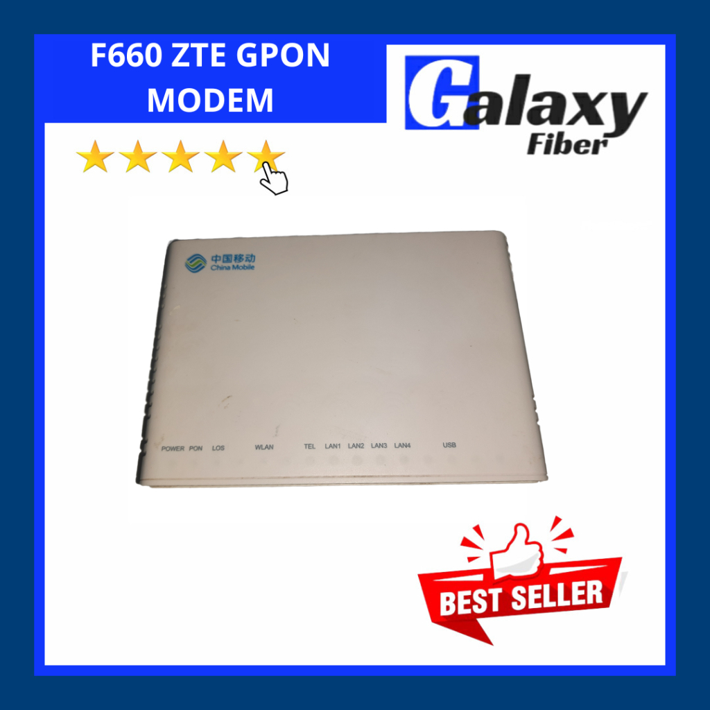 Zte F660 ONU GPON Modem supports GPON OLTs of all brands | Shopee Malaysia
