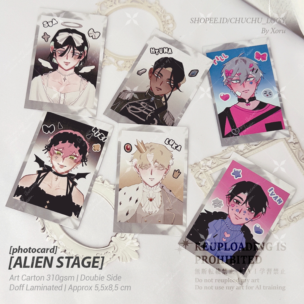 Alien Stage Mizi Sua Till Ivan Hyuna Luka [ AlienStage] Photocard doff ...