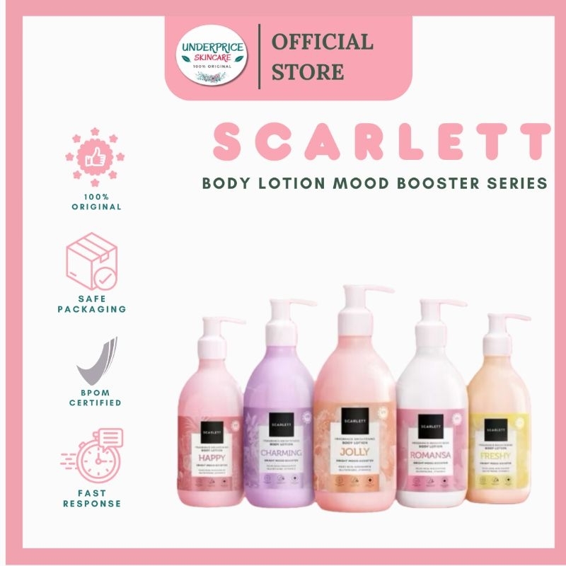 Scarlett Body Lotion Mood Booster | Series | Shopee Malaysia