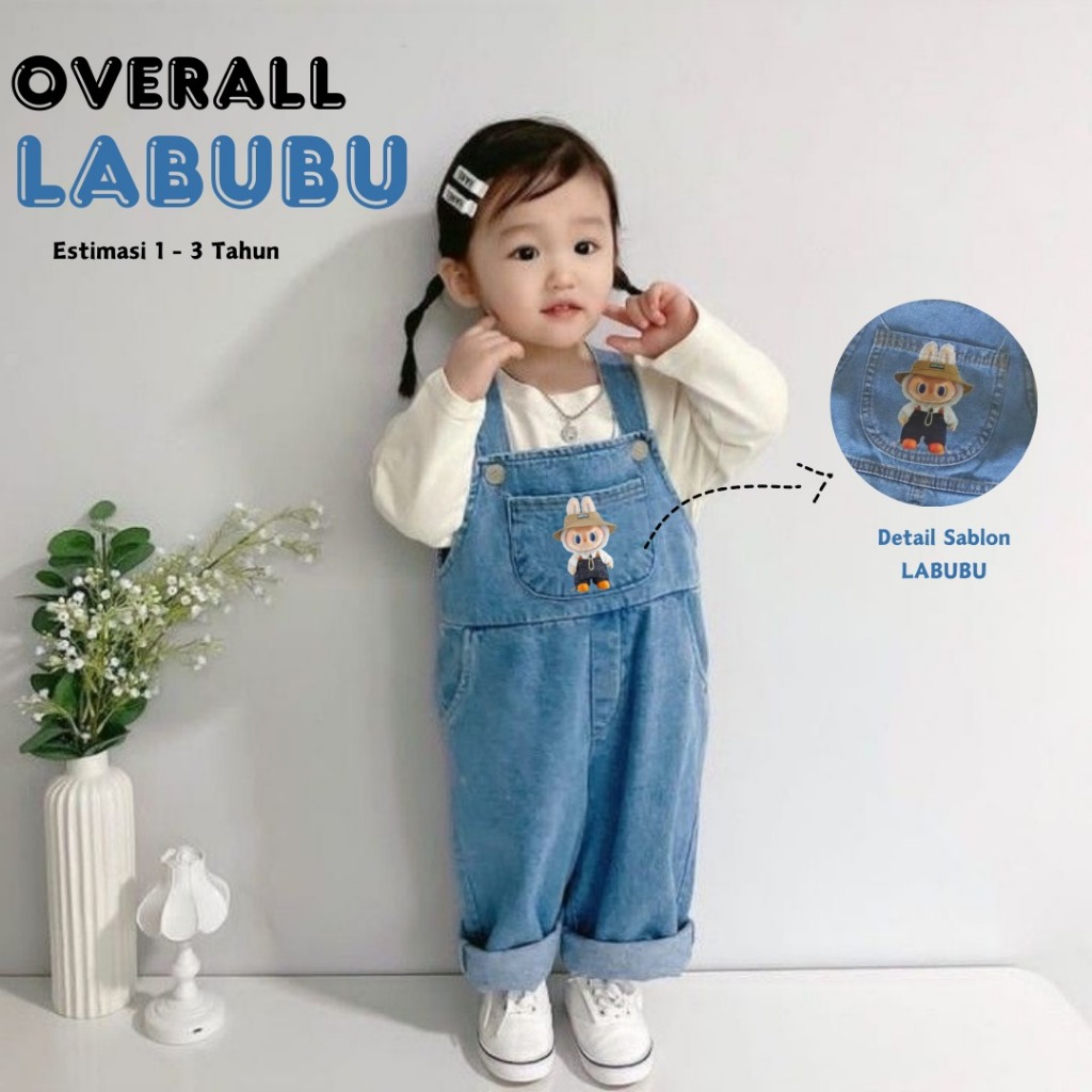 Labubu Overall - Jeans Overalls for Children 1-3 Years | Children's ...