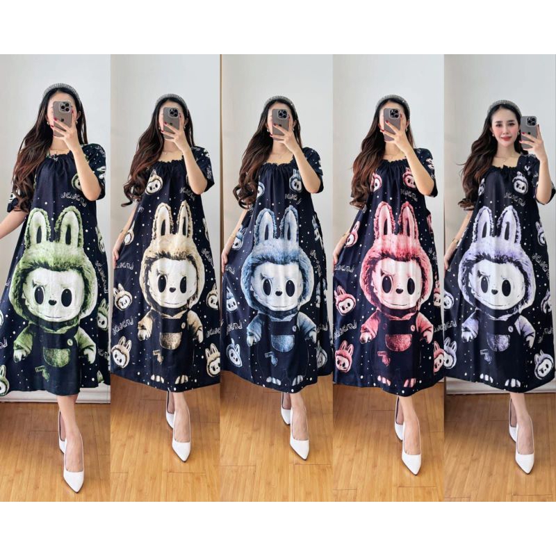 Fuji Labubu Daster Rayon Material Ld 110cm - Jumbo Women's Daster ...