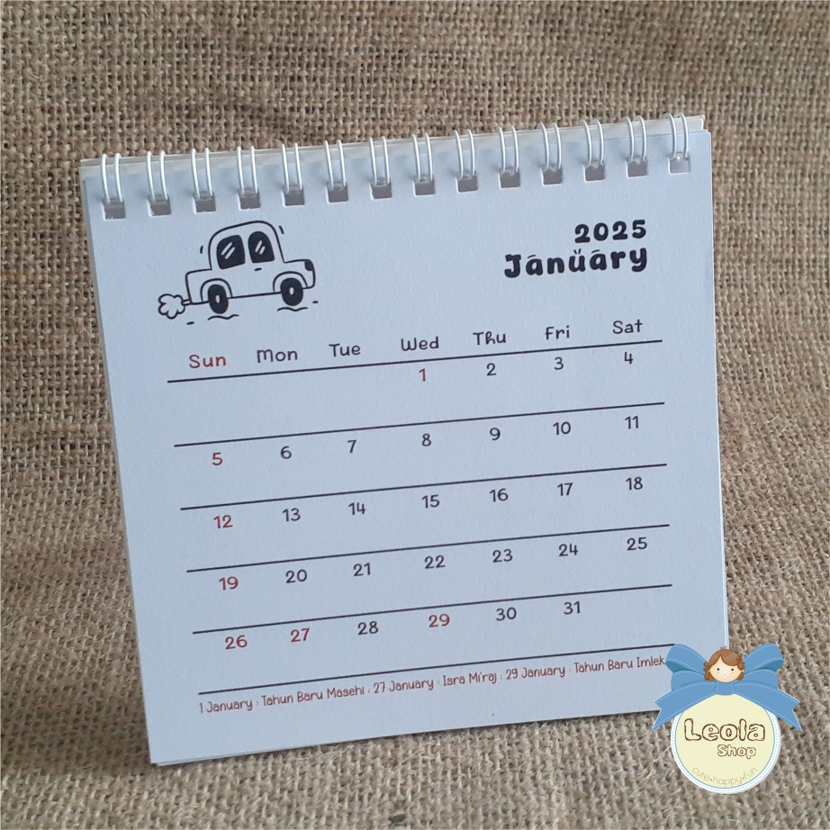 2025 MINI Desk Calendar/2025 Aesthetic MINI Calendar/2025 Sitting ...