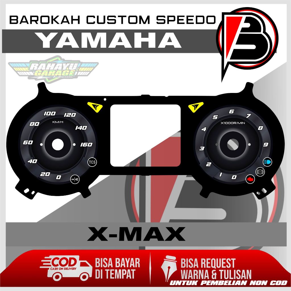 Yamaha XMAX 250 CUSTOM SPEEDOMETER BOARD | Shopee Malaysia
