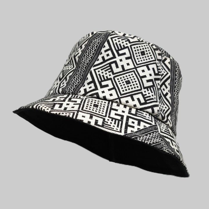 Bucket Hat with Unique Ethnic Kite Motif Lurik Indonesian Batik for ...