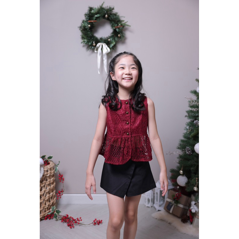 Tinyclouds - PIXIE TOP | Girl's top | Joyeux NOEL COLLECTION | Shopee Malaysia
