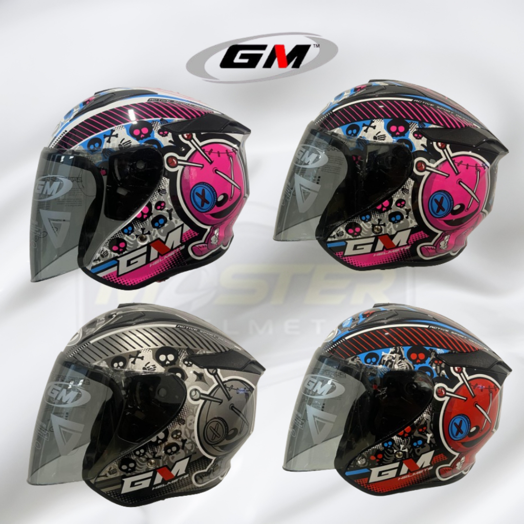 Gm KING FIGHTER HELMET ORIGINAL VOODOO MOTIF - GM HELMET | Shopee Malaysia