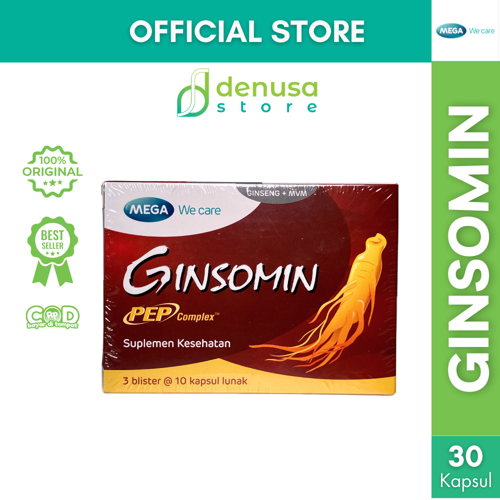 Mega We Care Ginsomin Korean Panax Ginseng Increases Stamina Energy 30 ...