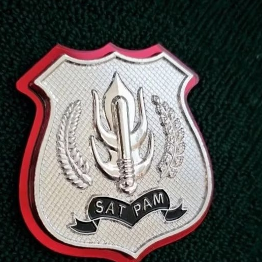Security Guard Acrylic Authority Pin Security Guard Badge (cover ...